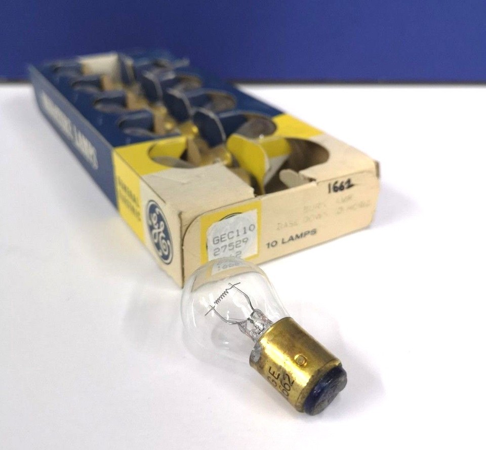 7-PK 1662 28V MINIATURE BULB Light LAMP NOS FaBuLouS! AUTHENTIC 27529 ...
