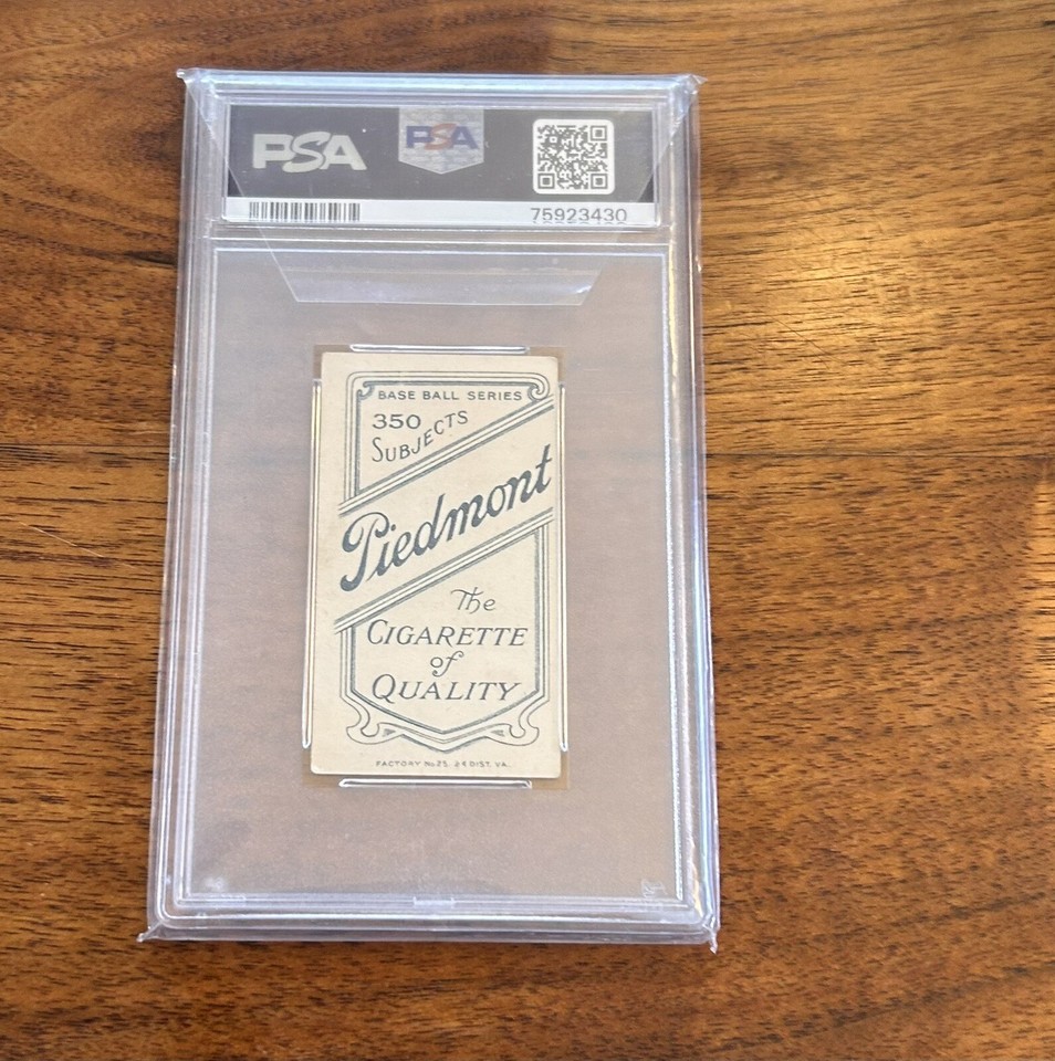 1909-11 T206 Nap Rucker BROOKLYN, PORTRAIT, PIEDMONT 350/25 PSA VG 3 | eBay