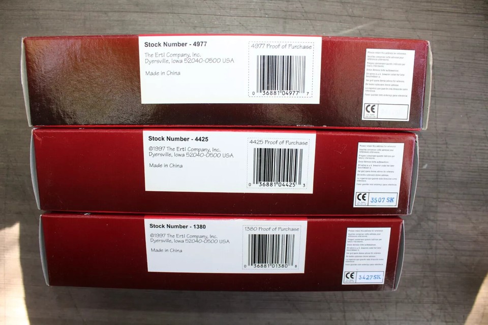 3 Ertl HO Scale 50 Ton, 40' Weathered Flat Cars Group #5 NEW LB | eBay