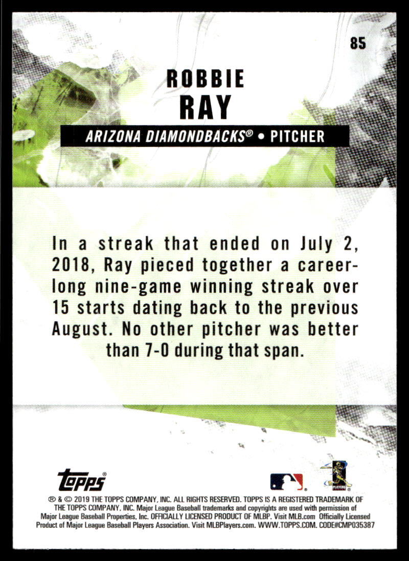 2019 Topps Fire - #85 Robbie Ray for sale online | eBay