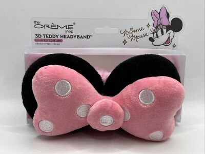 The Crème Shop x Disney Minnie Mouse 3D Teddy Spa Headband Limited ...