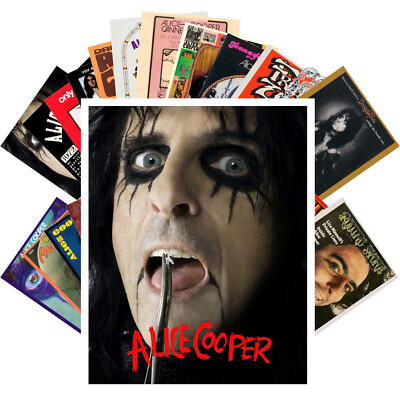 Postcard Set 24 cards ALICE COOPER Rock Music Posters Photos CC-1225 | eBay