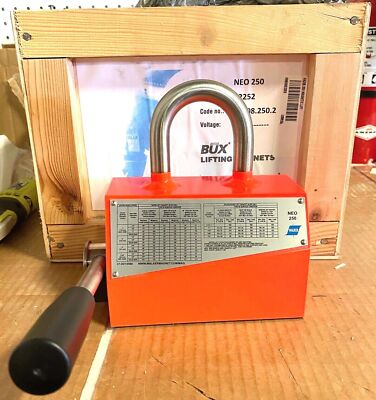 Walker Material Lifting Magnet 550 LBS Sheet 75 LBS Round NEO 250 Made ...
