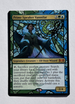 MTG Prime Speaker Vannifar Hand Painted Altered Card, EDH Commander ...