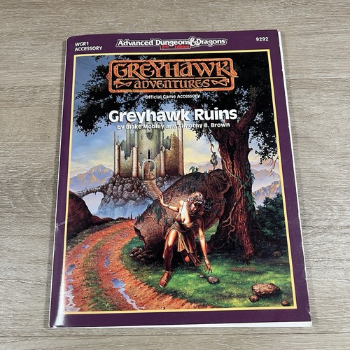 Advanced Dungeons & Dragons Greyhawk Adventures Greyhawk Ruins TSR 1990 ...