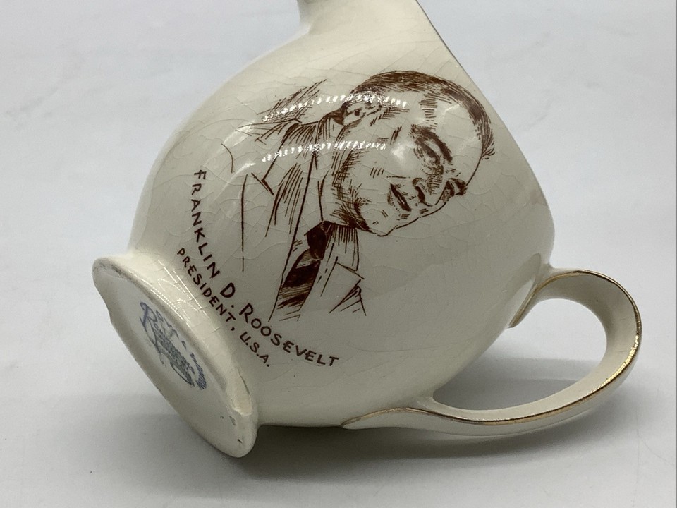 President Franklin D Roosevelt Royal Winton Tea Creamer Made In England ...