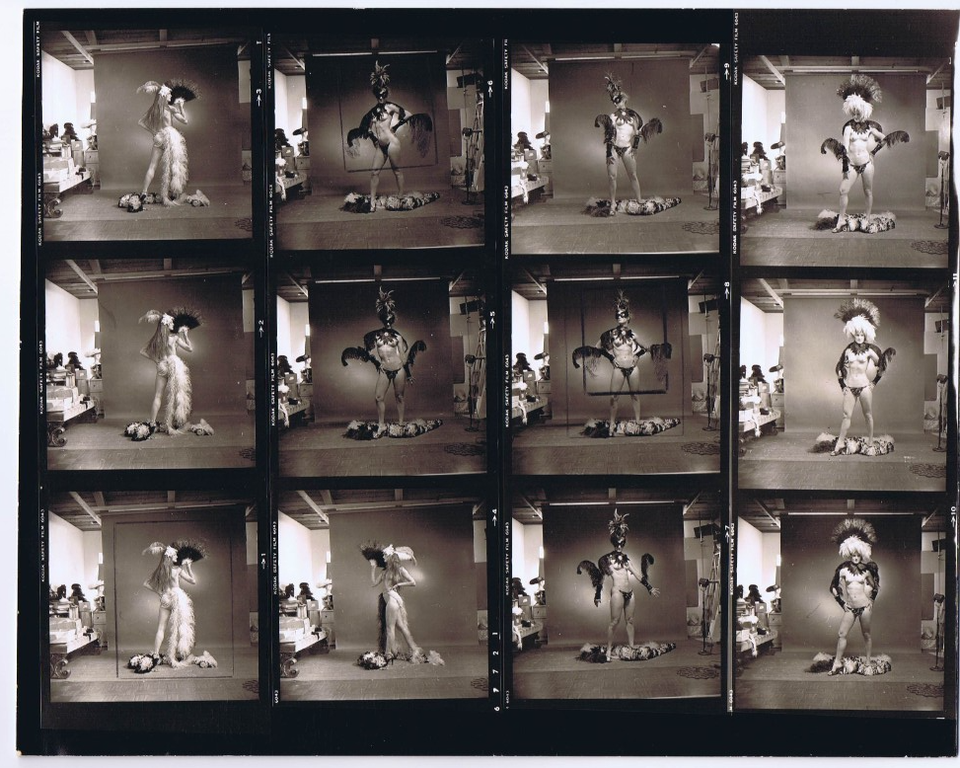 NEWLY FOUND! Hendrickson PHOTO Contact Sheet Proof & Negatives NAUGHTY ...