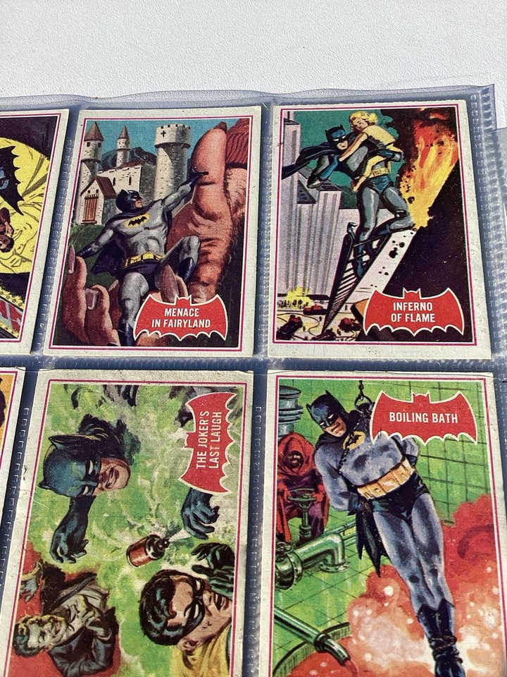 1966 Topps Batman Red Bat Lot 42 Cards Joker Riddler Penguin | eBay
