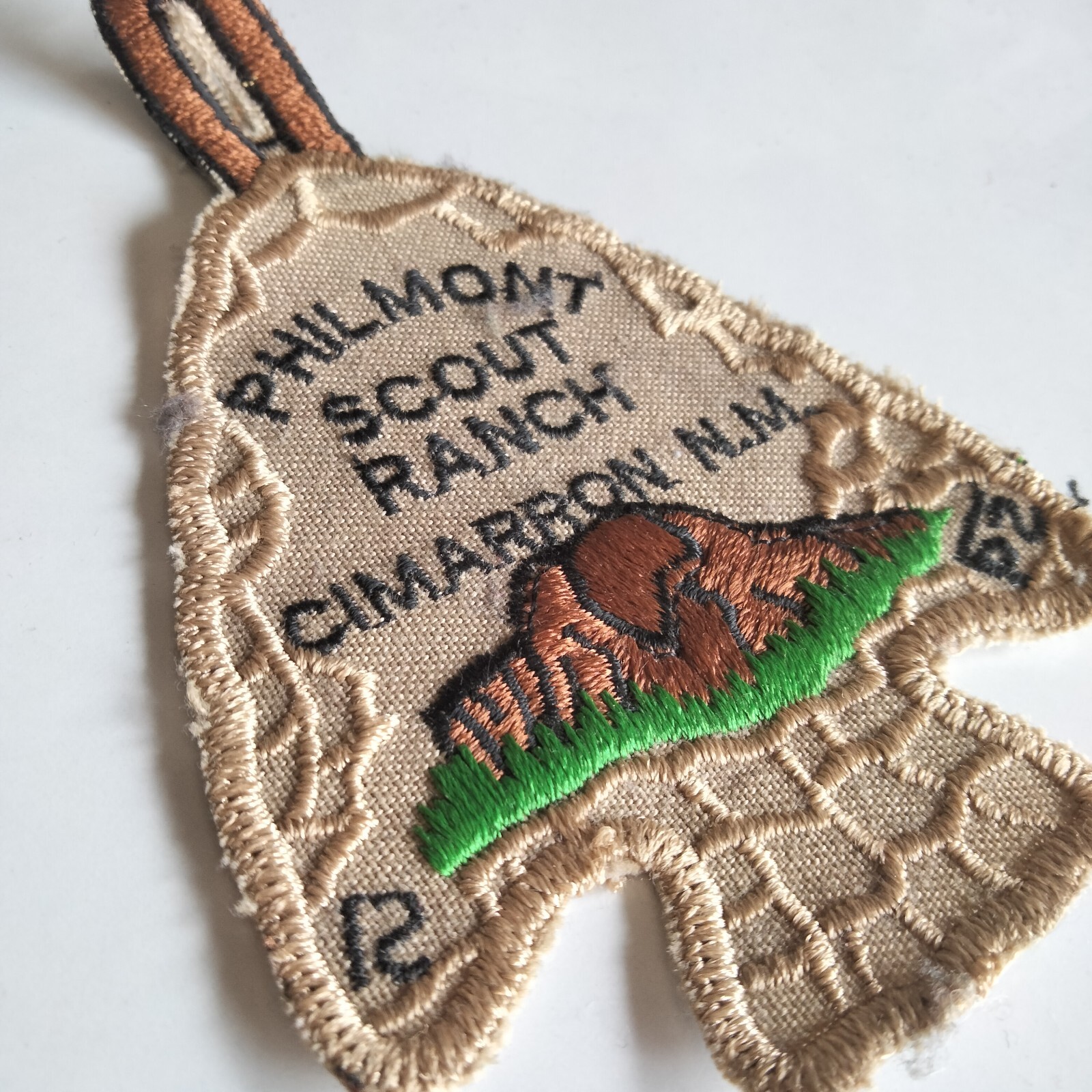 Philmont Scout Ranch high adventure arrowhead plastic back BSA logo ...