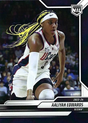 2024 PANINI INSTANT UCONN HUSKIES BASKETBALL TEAM AALIYAH EDWARDS CARD ...