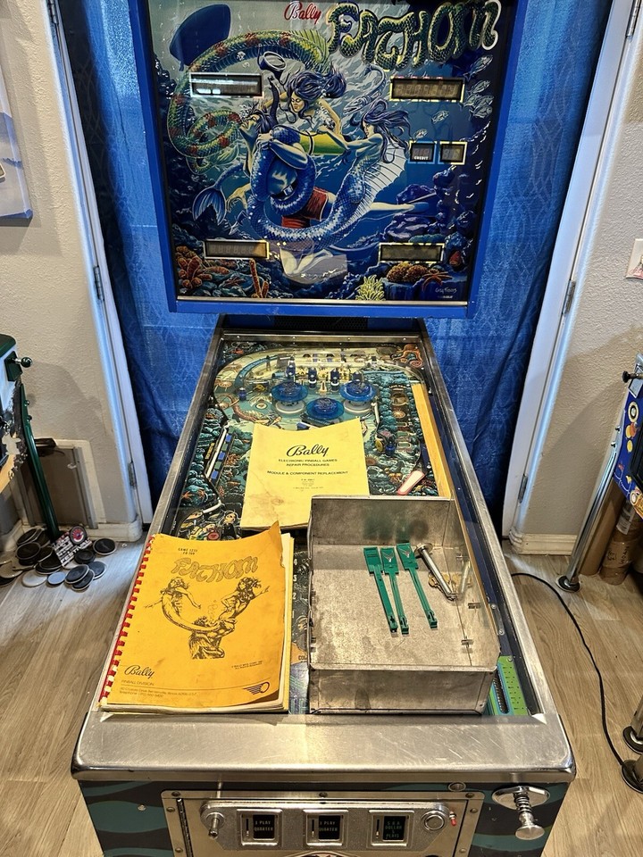 Pinball Machine Original 1981 Bally Fathom, Extremely Rare!!!!! | eBay