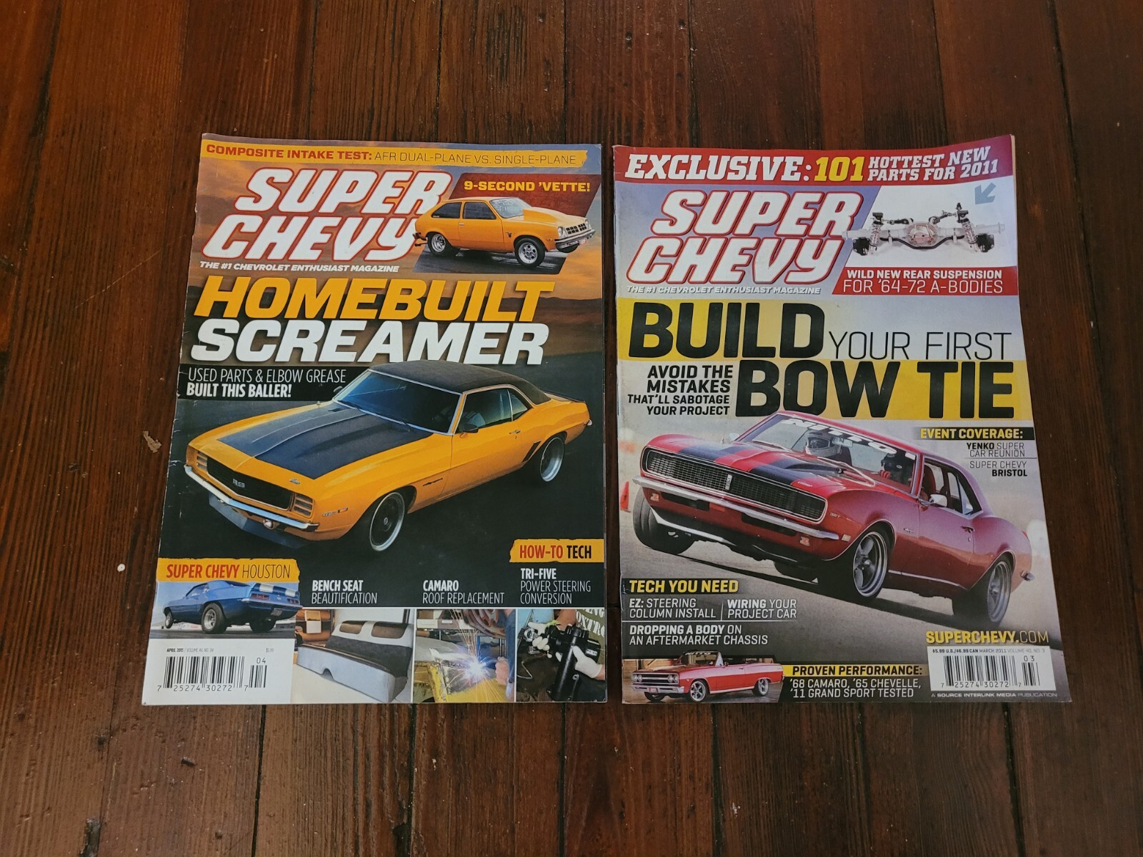 Super Chevy Magazines Lot Of 2 Mar 2011 & April 2015 | eBay