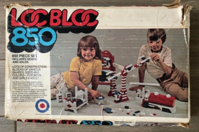 VINTAGE 1970’s LOC BLOC 850 Building Blocks -Classic Toy Bricks | eBay