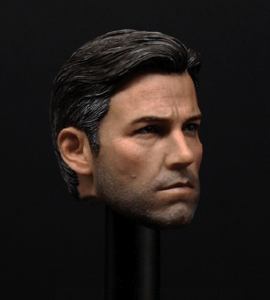 1/6 Ben Affleck Batman Bruce Wayne Head sculpt 2.0 for 12'' MUSCULAR ...