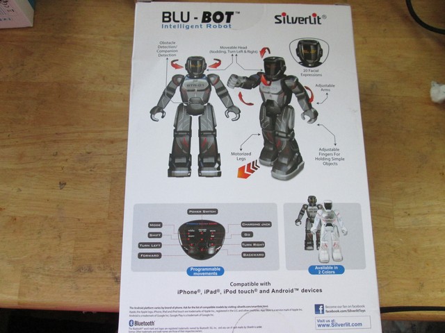 Silverlit Blu-bot Programmable Robot No Tax for sale online | eBay