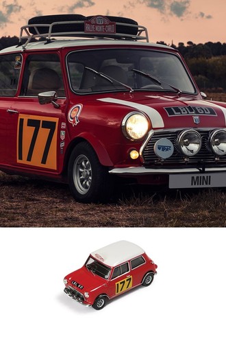 BMC MINI COOPER S RALLYE MONTECARLO R. AALTONEN (1967). DIECAST IXO 1/ ...