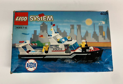 LEGO System 4021 Police Patrol Boat ** MISSING 3 pieces | eBay