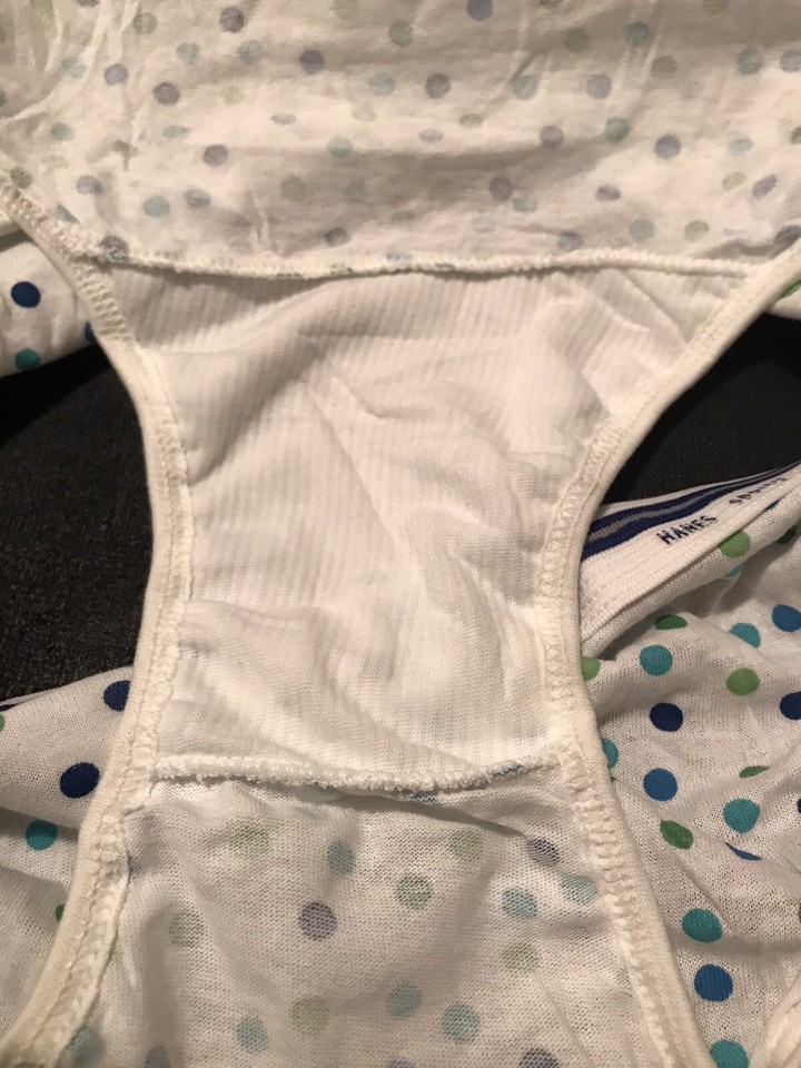 Vtg Hanes Her Way Polka Dot Hi Cut Sporty Panties Brief Cotton Sz. 6 | eBay