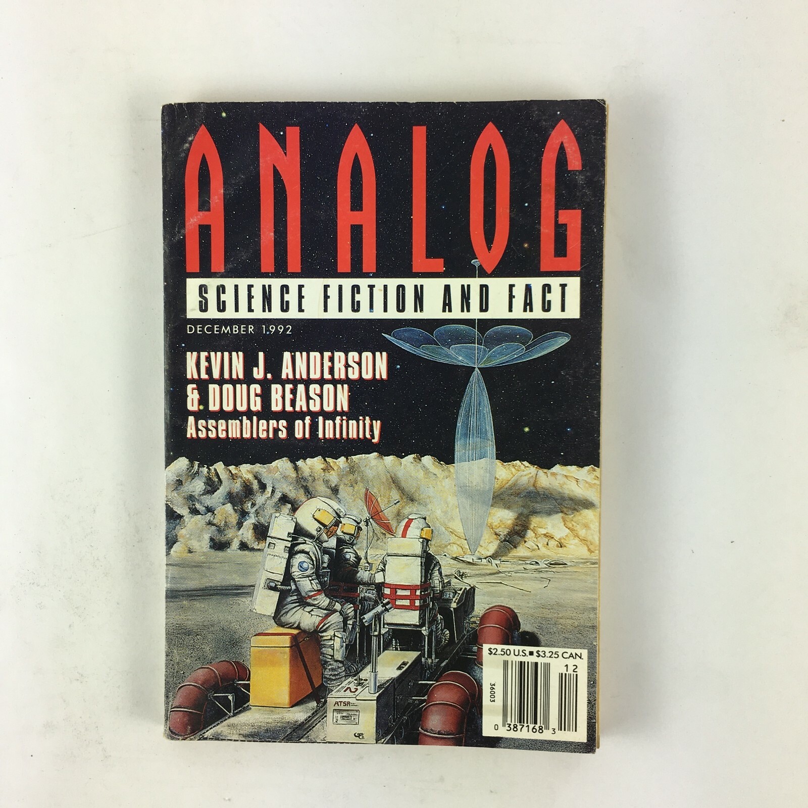 December 1992 Analog Science Fiction Fact Magazine Kevin J.Anderson ...