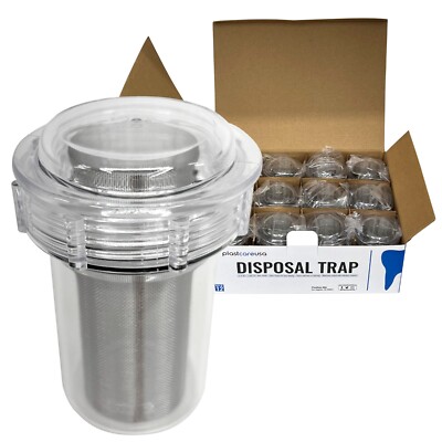 2200 Dental Suction Evacuation Traps Vacuum Filter (Like Evac-U-Trap ...