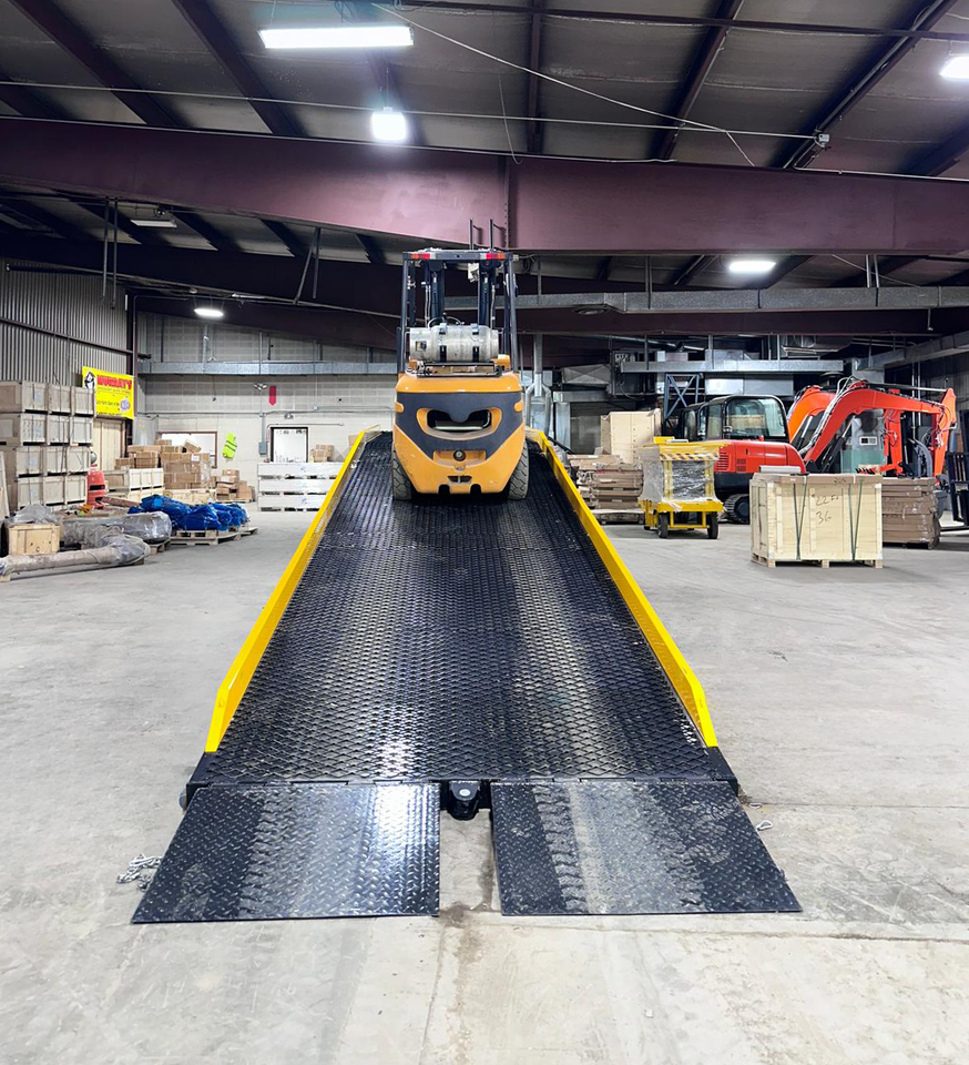 Yard Ramp, Trailer loading Dock, Forklift Ramp, 35 Ft Long 83"W 22000 ...