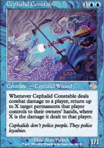 Lightly Played, English - 1 x MTG Cephalid Constable Judgment | eBay
