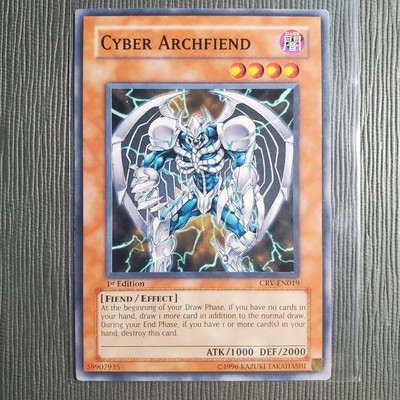 Cyber Archfiend [1st Edition] CRV-EN019 YuGiOh Cybernetic Revolution HP ...
