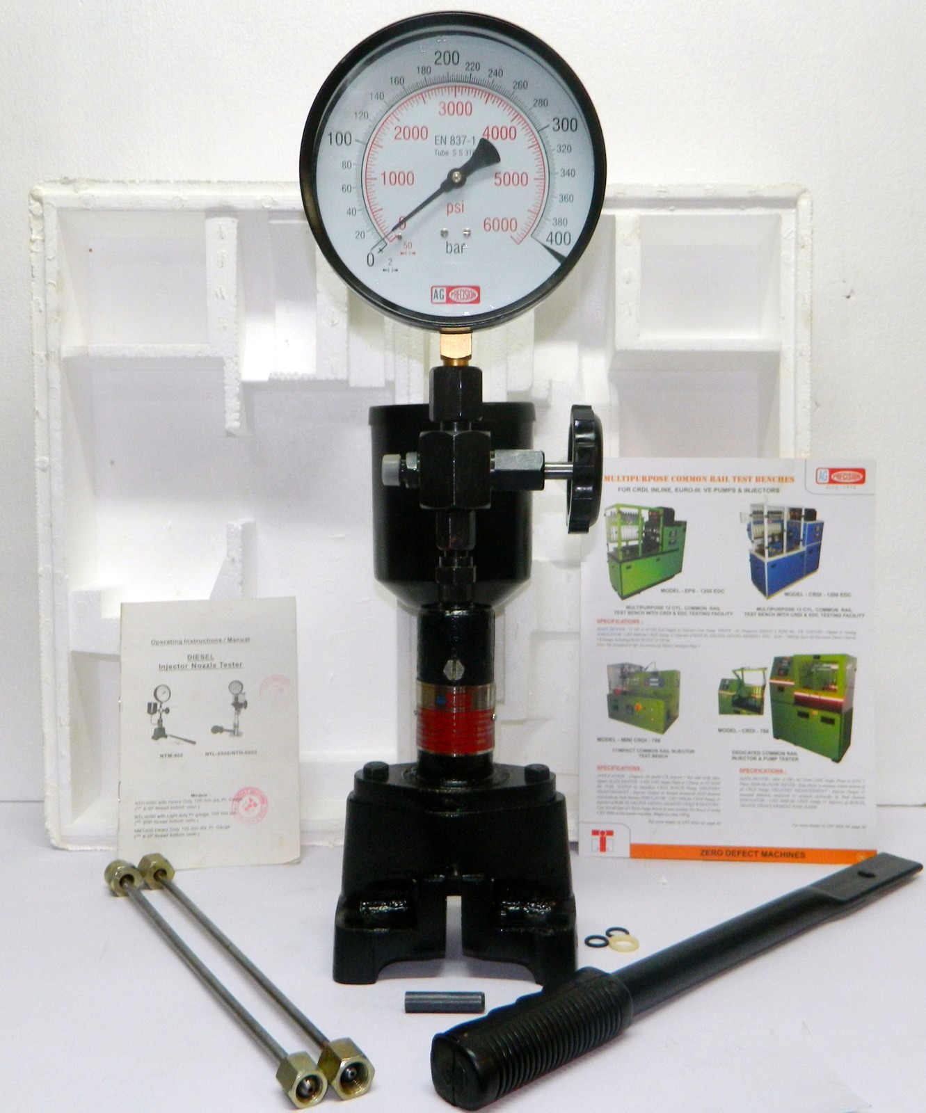 Diesel Injector Nozzle Pop Tester, CAV England Design - Heavy Duty ...