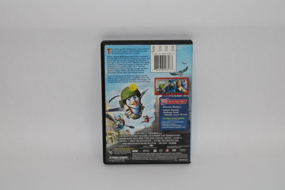 Valiant (DVD, 2005) Walt Disney DVD Complete With Case And Inserts ...