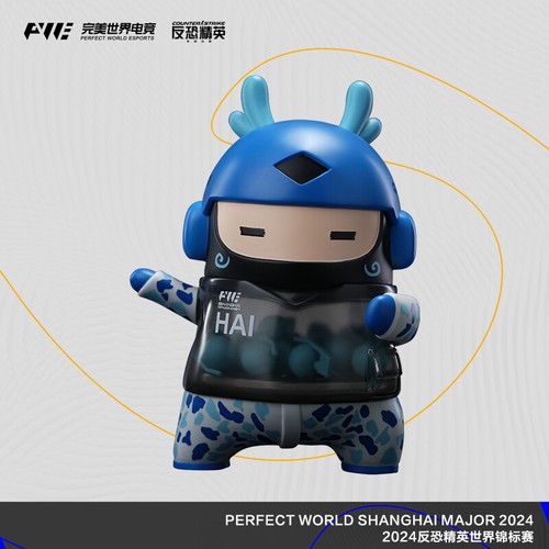 [Genuine] CSGO HAI BOY Mascot Figure 2024 Shanghai Major 2024 ...