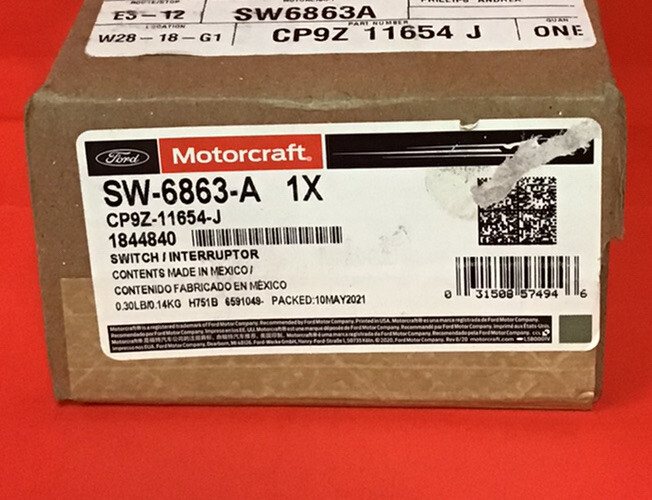 One New Headlight Switch Motorcraft SW-6863-A PT536 | eBay