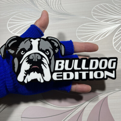 English Bulldog Badge Emblem Bulldog Edition, Doggy Dog Love, Car Truck ...