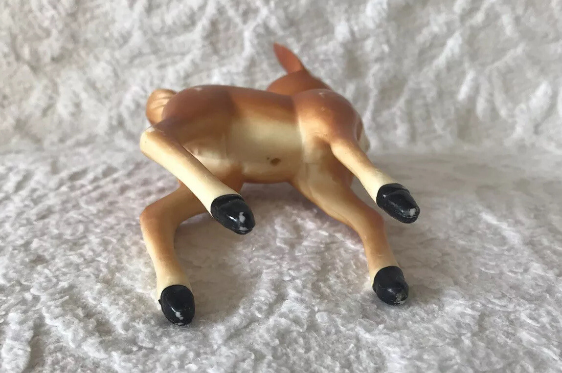 Vintage Celluloid Plastic Rare Deer Fawn Christmas Reindeer Bambi ...