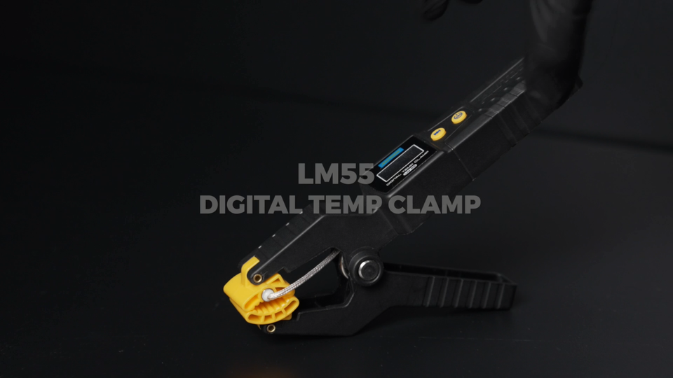 HVAC Thermometer Pipe Clamp Temperature Digital Temperature Probe -4 ...