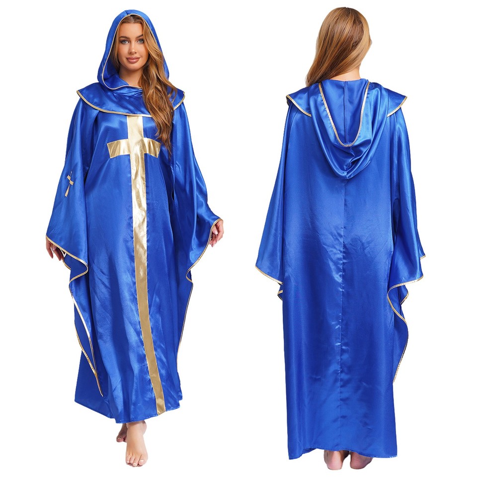 Womens Pullover Vestment Costume Pastor Robe Choir Long Sleeve ...