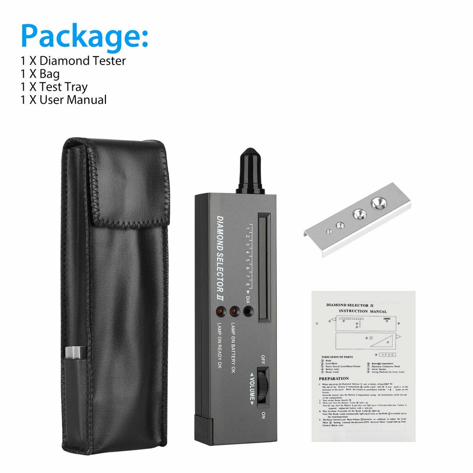 Portable Diamond Tester Selector Illuminated Jewelry Gemstone Testing ...