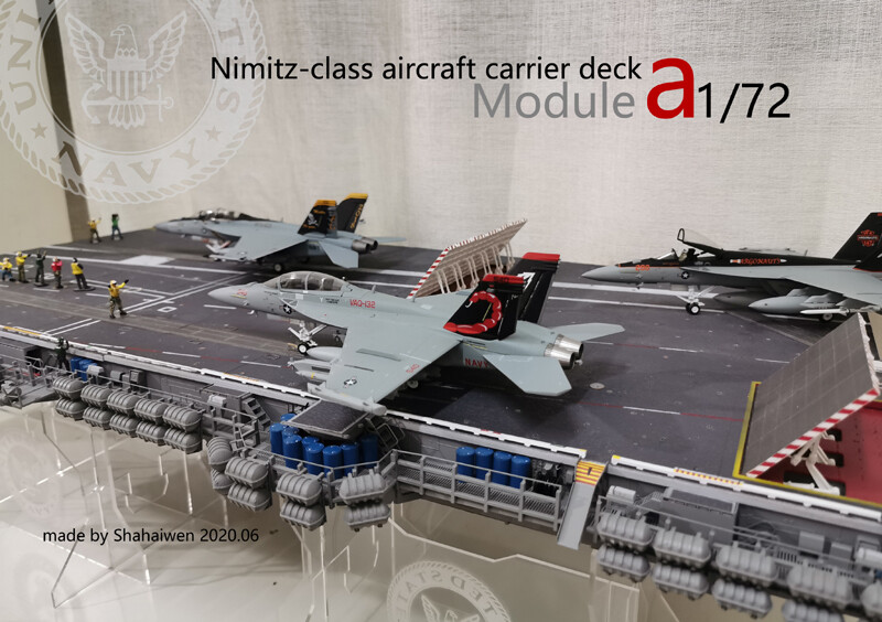 1/72 Nimitz Aircraft Carrier Deck Electromagnetic Catapult Model A1 ...