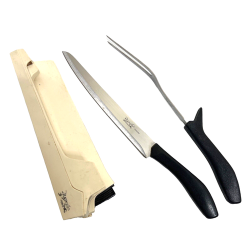 Wilkinson Sword Knife & Carving Fork in Self-Sharpening Case CARVING ...