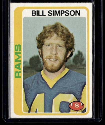 1978 Topps Bill Simpson Los Angeles Rams #209 | eBay
