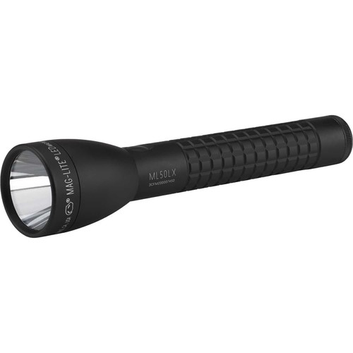 Maglite 3 C Cell LED Flashlight w/Pushbutton Tailcap Switch Black ...