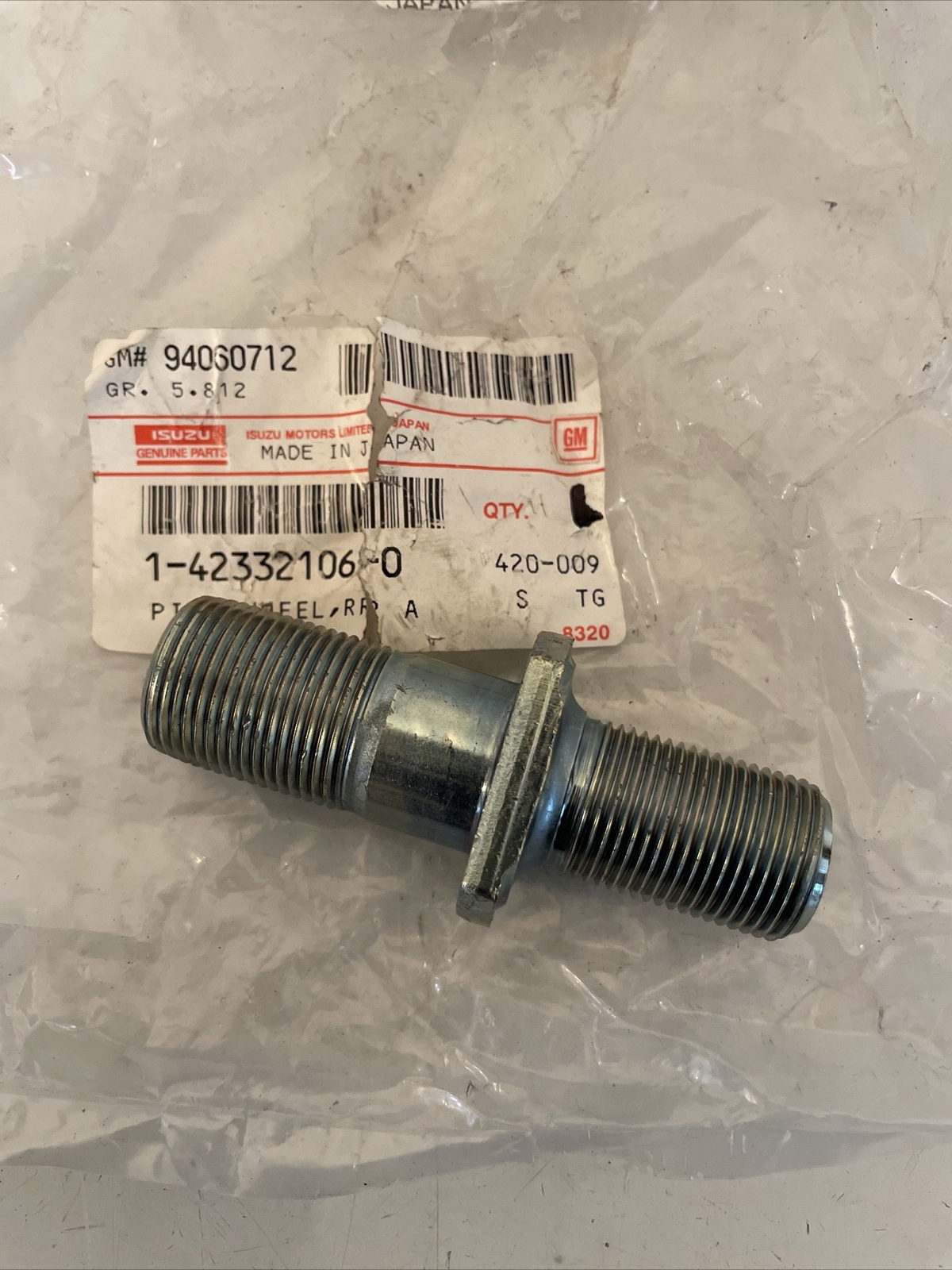 GENUINE ISUZU WHEEL REAR AXLE PIN GM 94060712 NEW 1-42332106-0 OEM | eBay