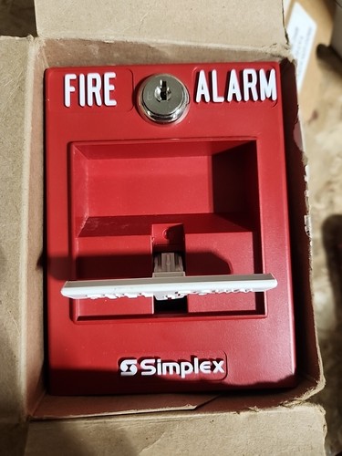 SIMPLEX 4099-9001 ADDRESSABLE MANUAL FIRE ALARM PULL STATION 0630763 | eBay