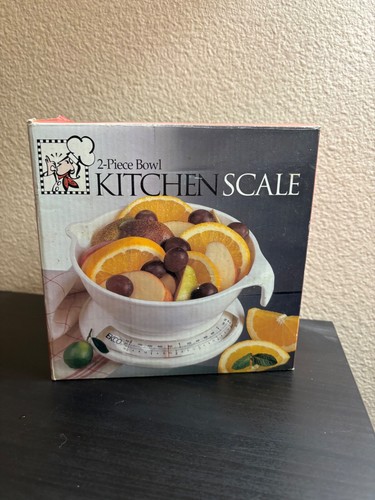 Ekco Kitchen Scale W/Bowl Design #80740 6”Diameter 5lb Max⚖️ | eBay