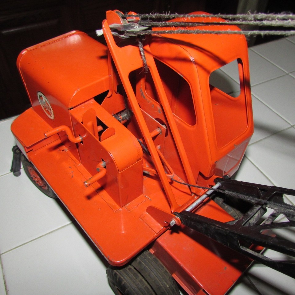 Vintage Unit Crane Corp Charles Doepke Model Toy Co. 1949-1954 ; Orange ...