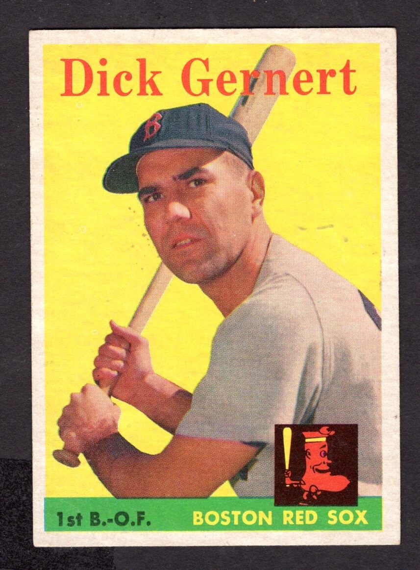1958 TOPPS DICK GERNERT CARD NO:38 NEAR MINT CONDITION | eBay