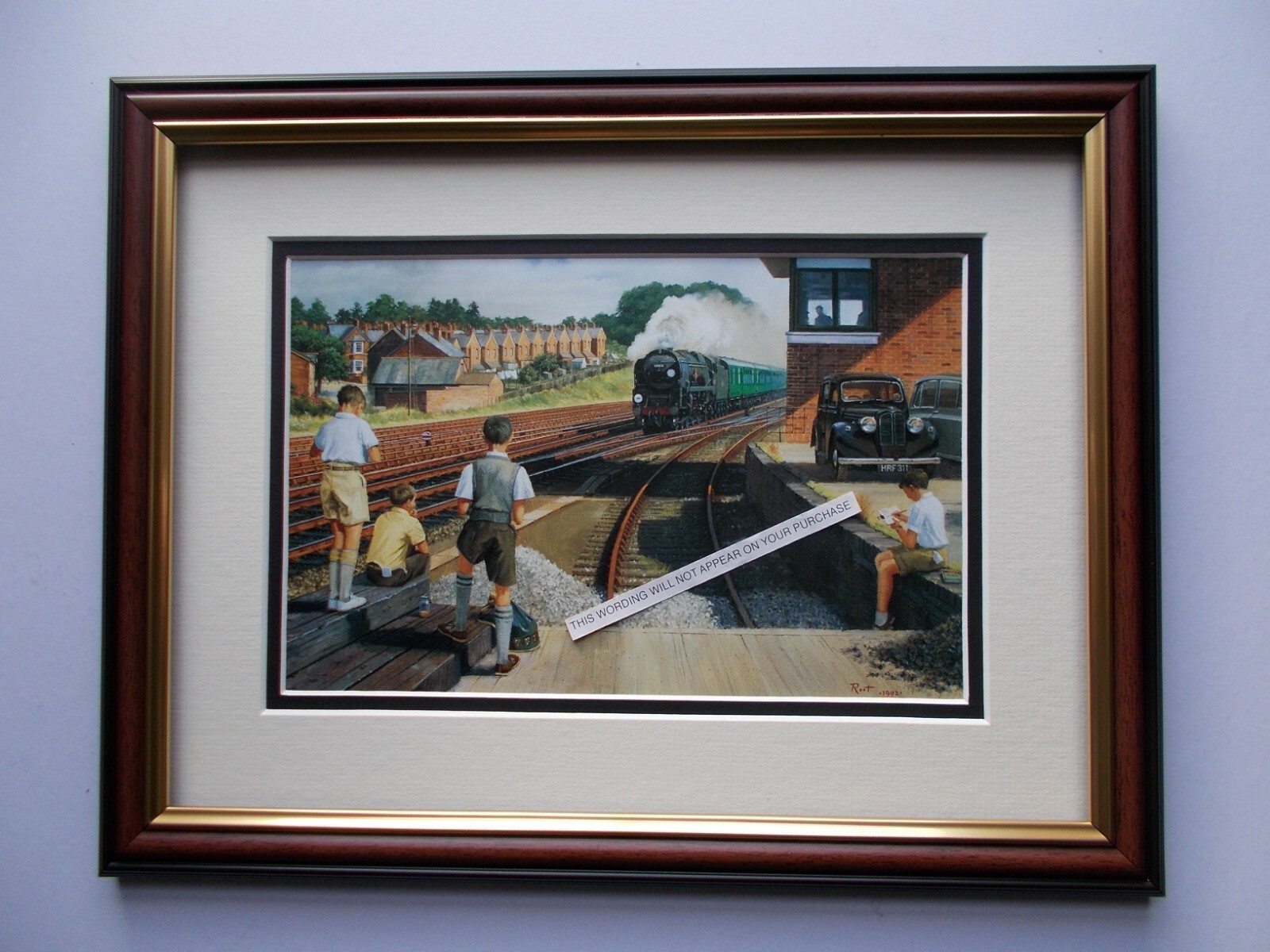 RAILWAY PRINT BY MALCOLM ROOT FRAMED (II) | eBay UK