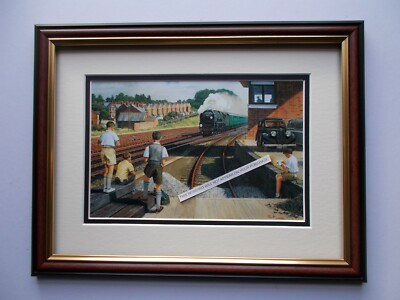 RAILWAY PRINT BY MALCOLM ROOT FRAMED (II) | eBay