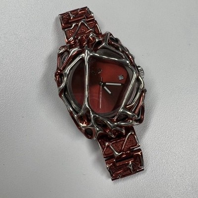 Limited Edition Alabaster Industries Watch In Red Sinew | eBay