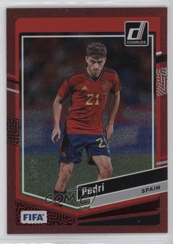 2023-24 Panini Donruss FIFA Red /99 Pedri #52 | eBay