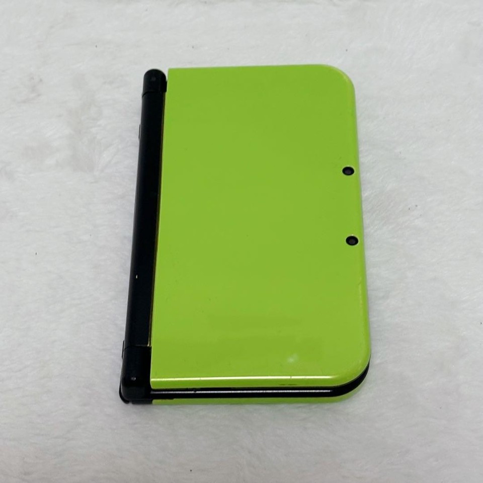 NINTENDO NEW 3DS LL LIME GREEN BLACK HANDHELD CONSOLE TESTED JAPAN RARE ...